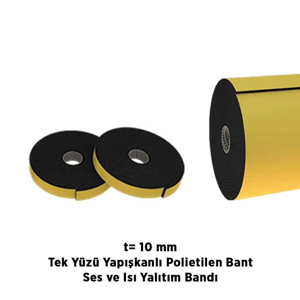 Polietilen Bant | Ses ve Isı Yalıtım Bandı- 10 mm - EPDM Bant